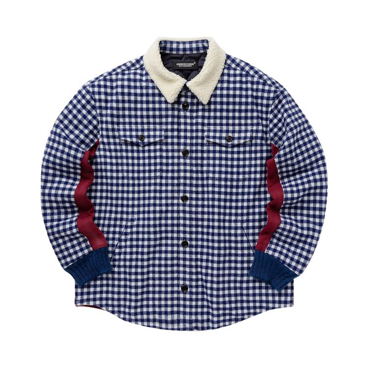 Buy Undercover Check Jacket 'Red' - UC2C4202 RED | GOAT