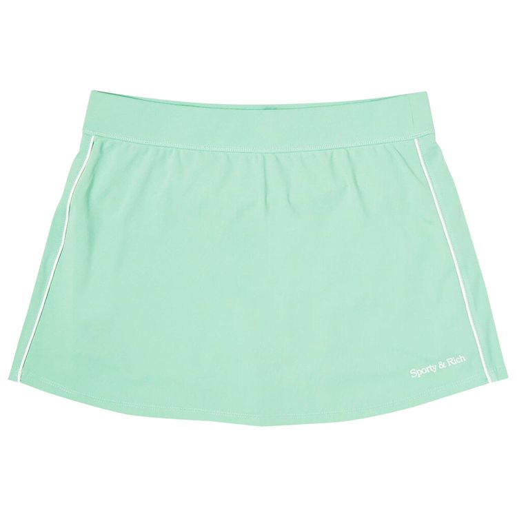Buy Sporty & Rich Serif Logo Court Skirt 'Kelly Green' - SK932KE KELL ...
