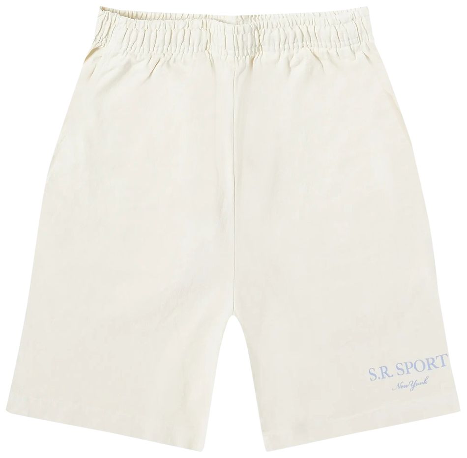 Buy Sporty & Rich Wimbledon Gym Short 'Milk' - SH932MK MILK | GOAT
