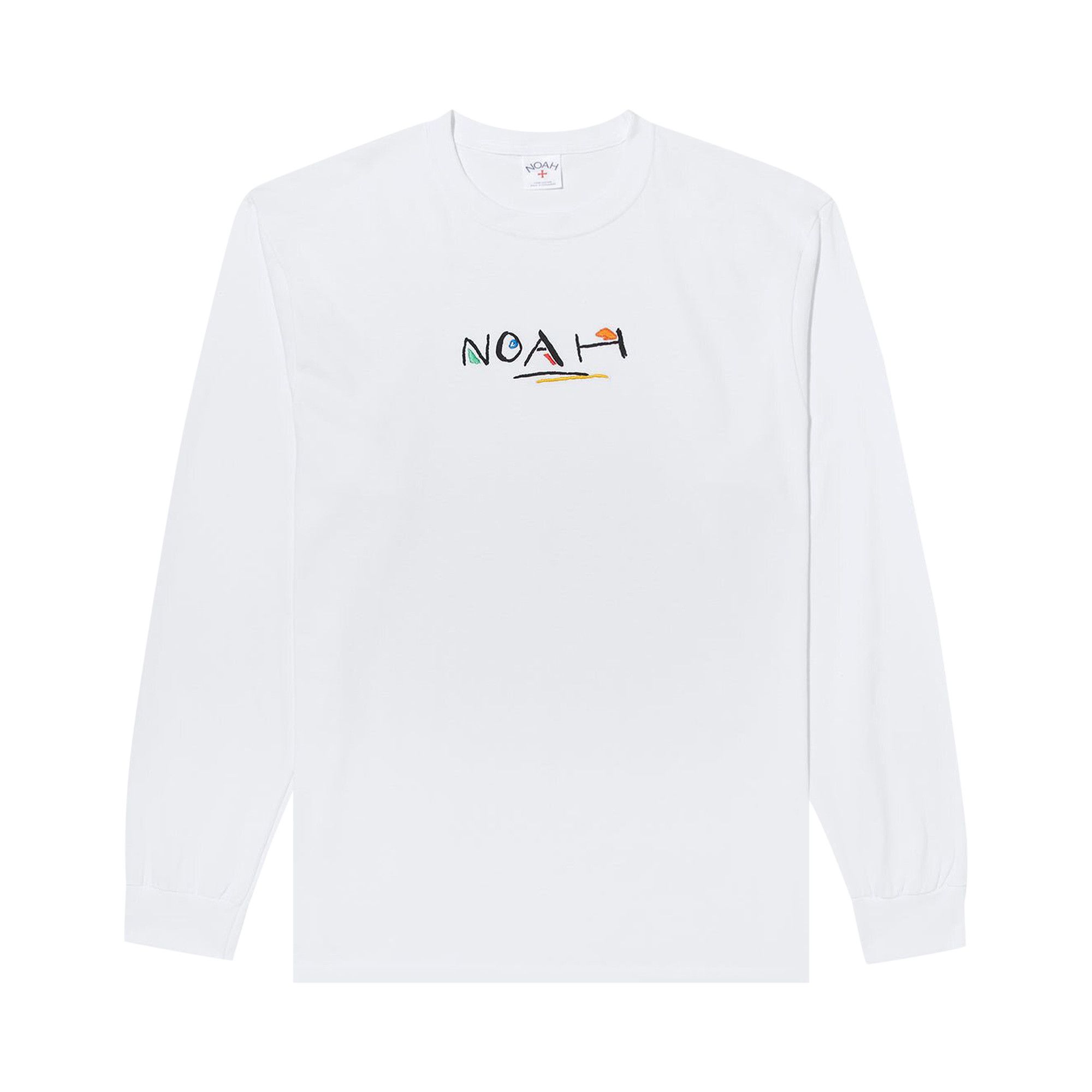 Buy Noah Painter Long-Sleeve Tee 'White' - T155FW23 WHIT | GOAT