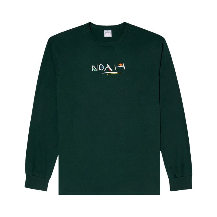 Buy Noah Painter Long-Sleeve Tee 'Dark Green' - T155FW23 DARK | GOAT