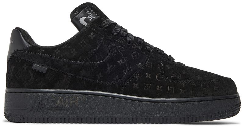 Buy Louis Vuitton x Nike Air Force 1 Low 'Triple Black' - 1A9V BLACK ...