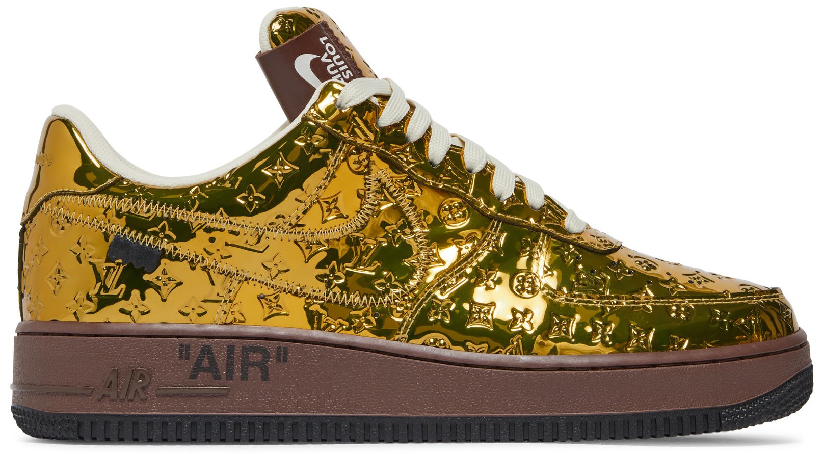 Buy Louis Vuitton x Nike Air Force 1 Low 'Metallic Gold' - 1A9VG3 | GOAT