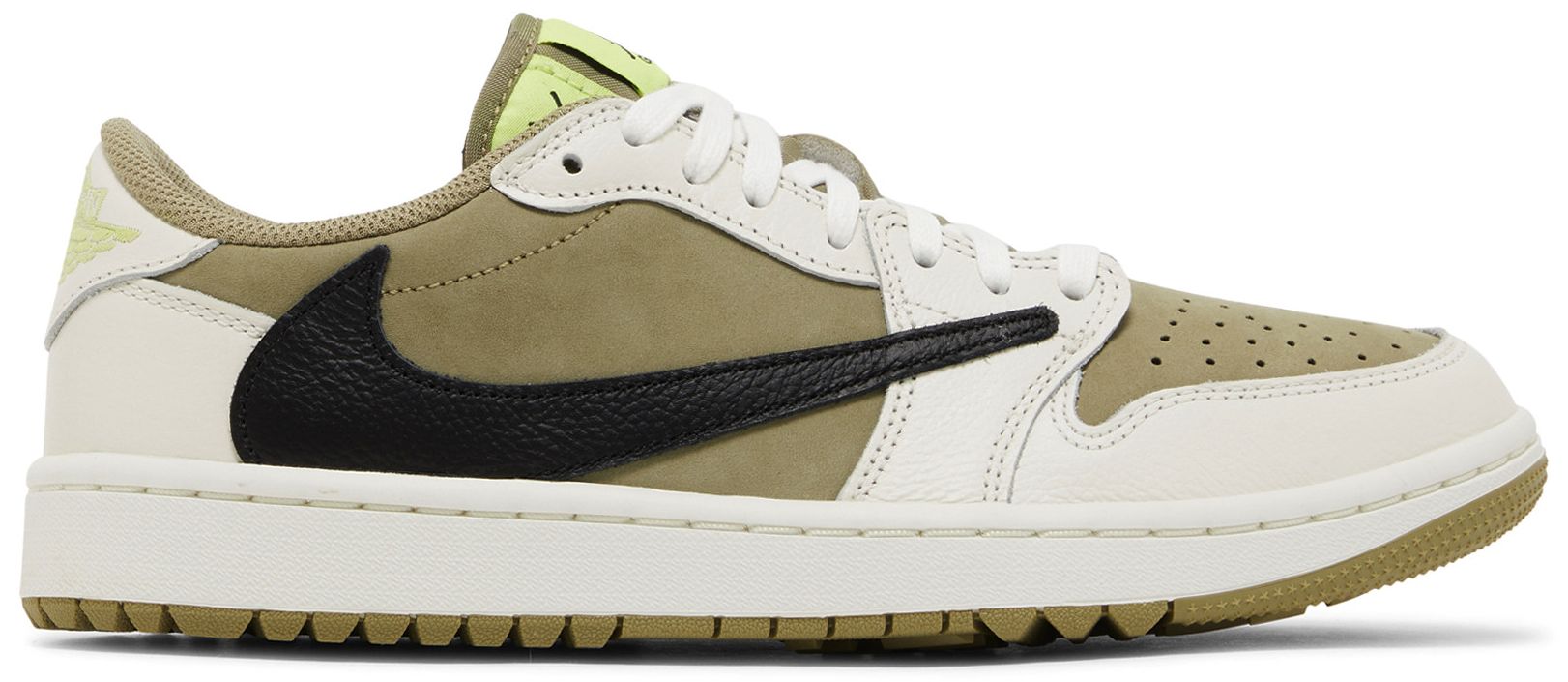 Buy Travis Scott x Air Jordan 1 Low Golf 'Neutral Olive' - FZ3124 200 ...