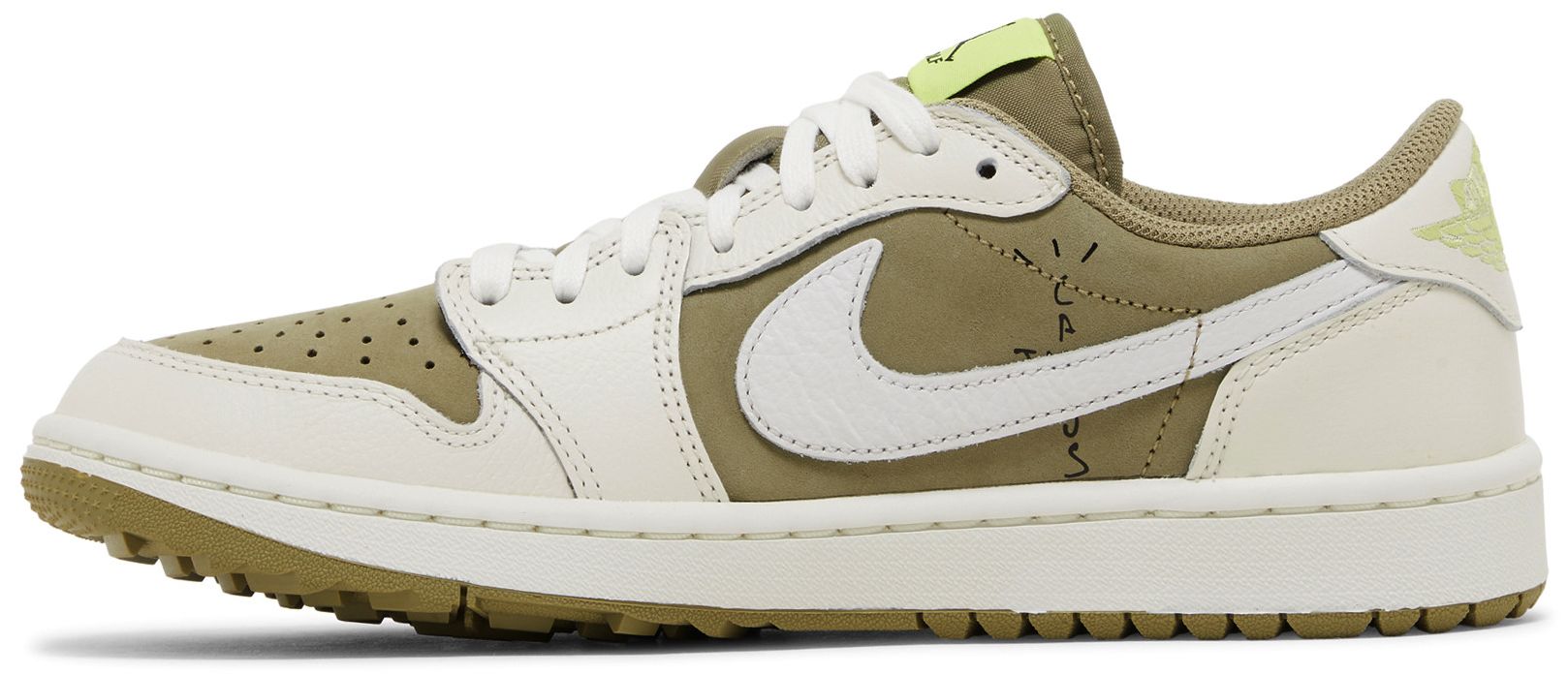 Buy Travis Scott x Air Jordan 1 Low Golf 'Neutral Olive' - FZ3124 200 ...