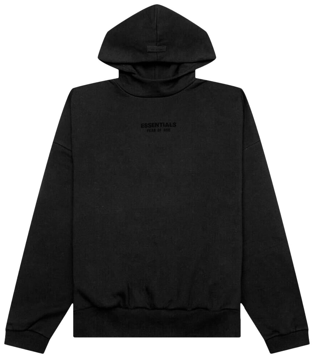 Buy Fear of God Essentials Hoodie 'Jet Black' - 192BT232050F | GOAT