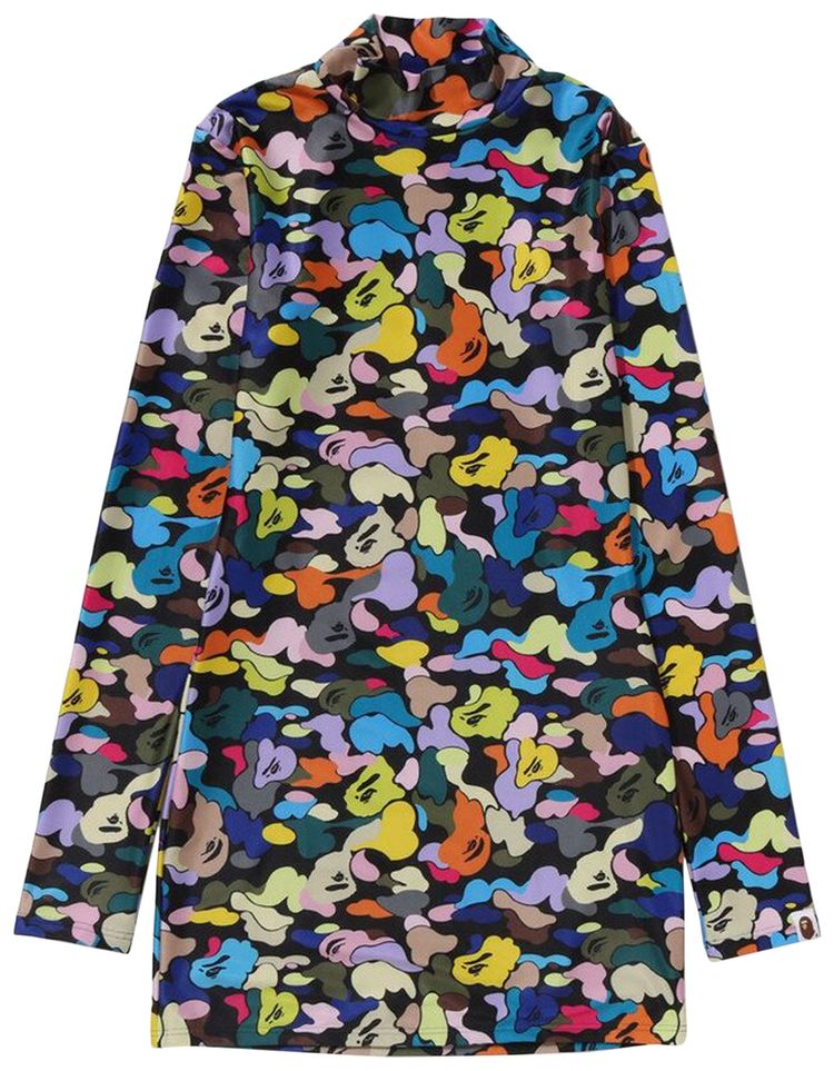 Buy BAPE Multi Camo Turtleneck Onepiece 'Black' - 1J80 235 003 BLACK | GOAT