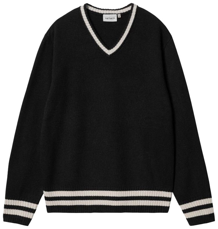 Buy Carhartt Wip Stanford Sweater Blacksalt I032281 Blac Goat