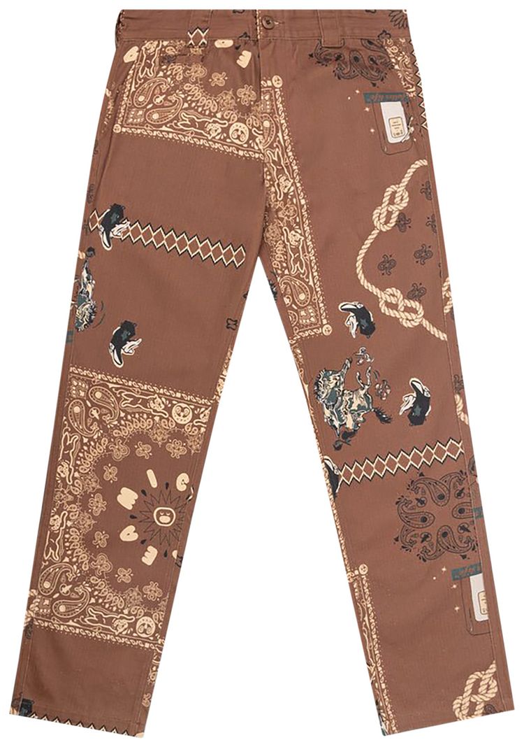 Buy Icecream Cowboy Pants 'Brown' - 421 7104 BROW | GOAT