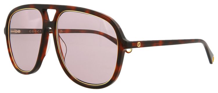 Buy Gucci Aviator Sunglasses 'Havana/Pink' - GG1077S 30012797 003 | GOAT