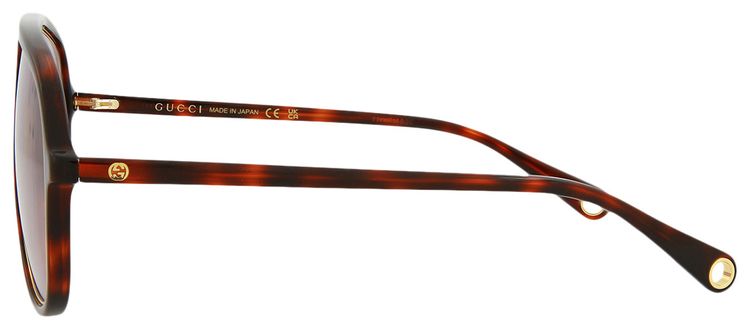 Buy Gucci Aviator Sunglasses 'Havana/Pink' - GG1077S 30012797 003 | GOAT