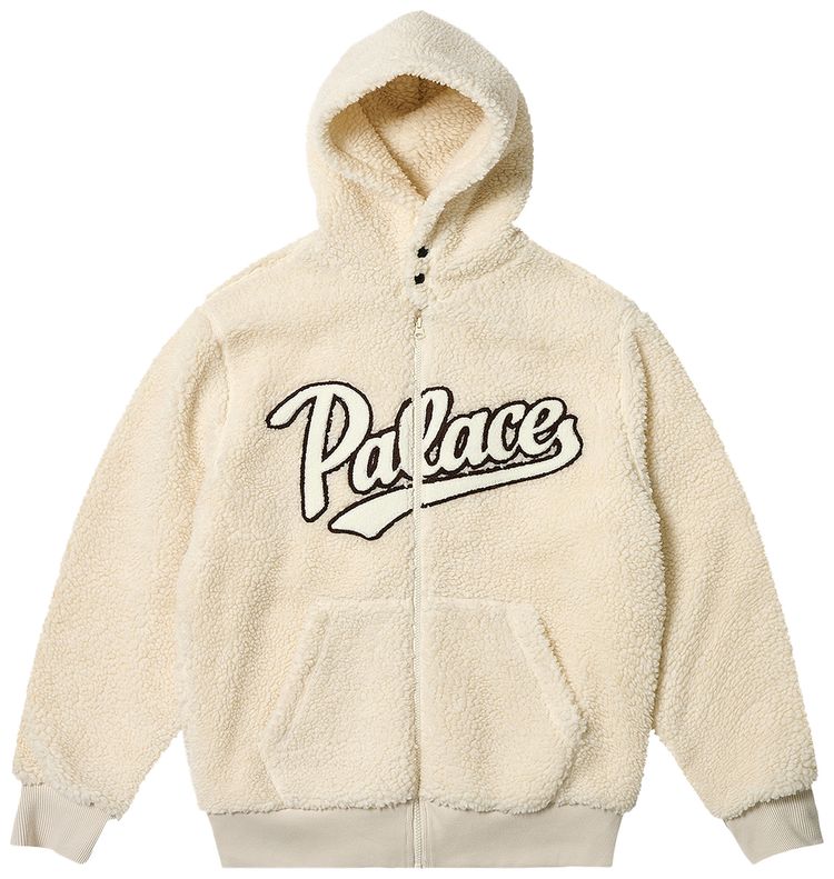 Buy Palace Script Hood 'Natural' - P25CS101 | GOAT
