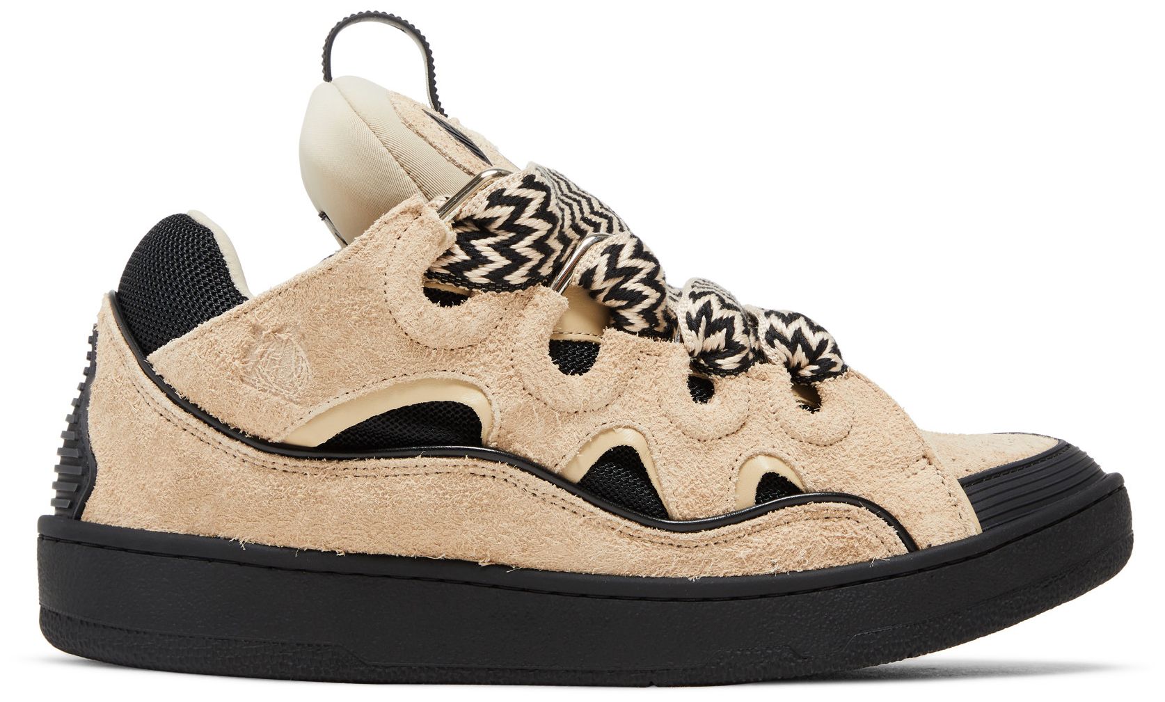 Buy Lanvin Curb Sneakers 'Light Brown Black' - FM SKRK11 HAIR H23 LB | GOAT