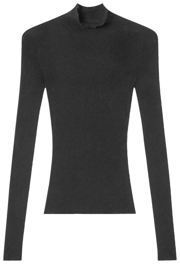 Buy Versace Seamless Knit Turtleneck Jumper 'Black' - 1012064 1A08078 ...