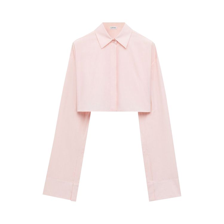 Buy Loewe Cropped Shirt 'Cotton Candy' - S540Y05X67 6946 | GOAT
