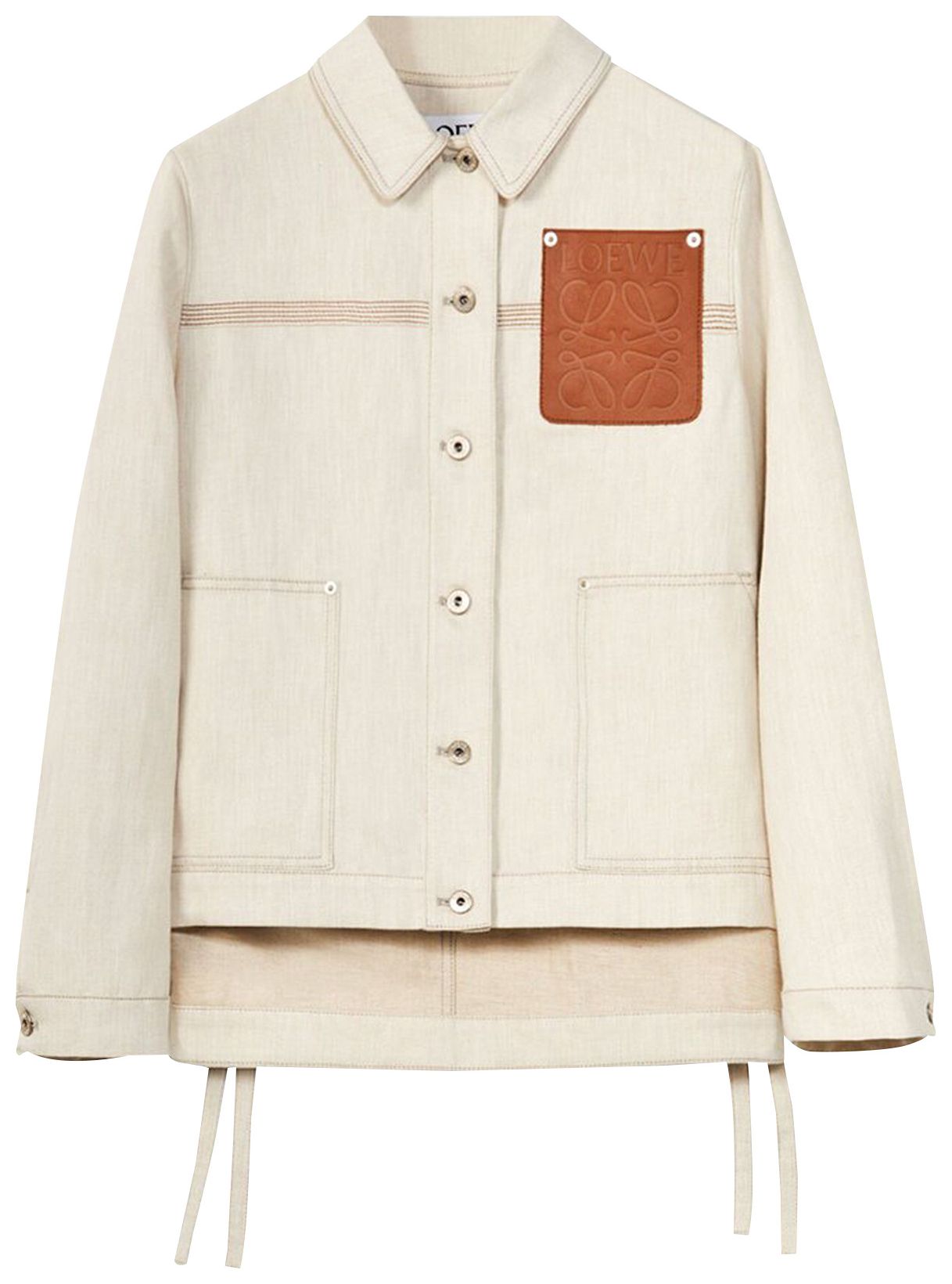 Buy Loewe Workwear Jacket 'Ecru' - S359Y50X07 2370 | GOAT