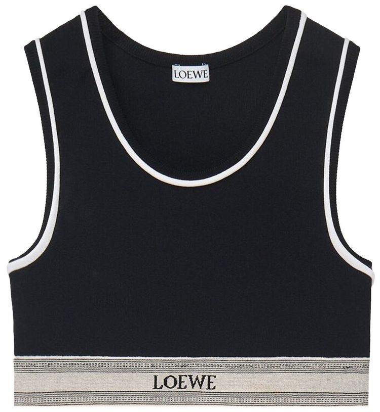Buy Loewe Tank Top 'Black' - S359Y14KC7 1100 | GOAT