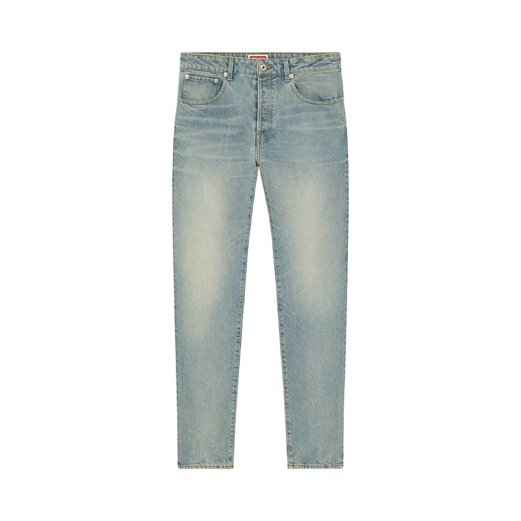 Buy Kenzo Medium Stone Bara Slim Jeans 'Medium Stone Blue Denim' - FD65DP1016A8 DS | GOAT