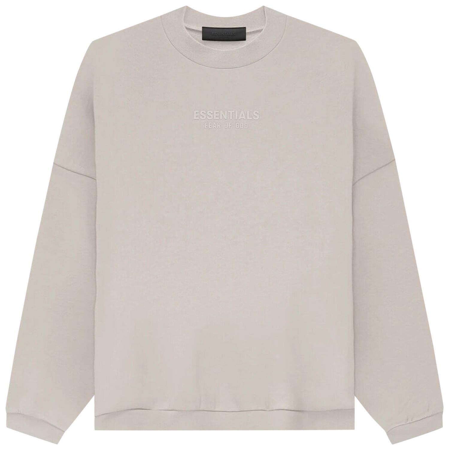 Buy Fear of God Essentials Crewneck 'Silver Cloud' - 192BT232042F | GOAT
