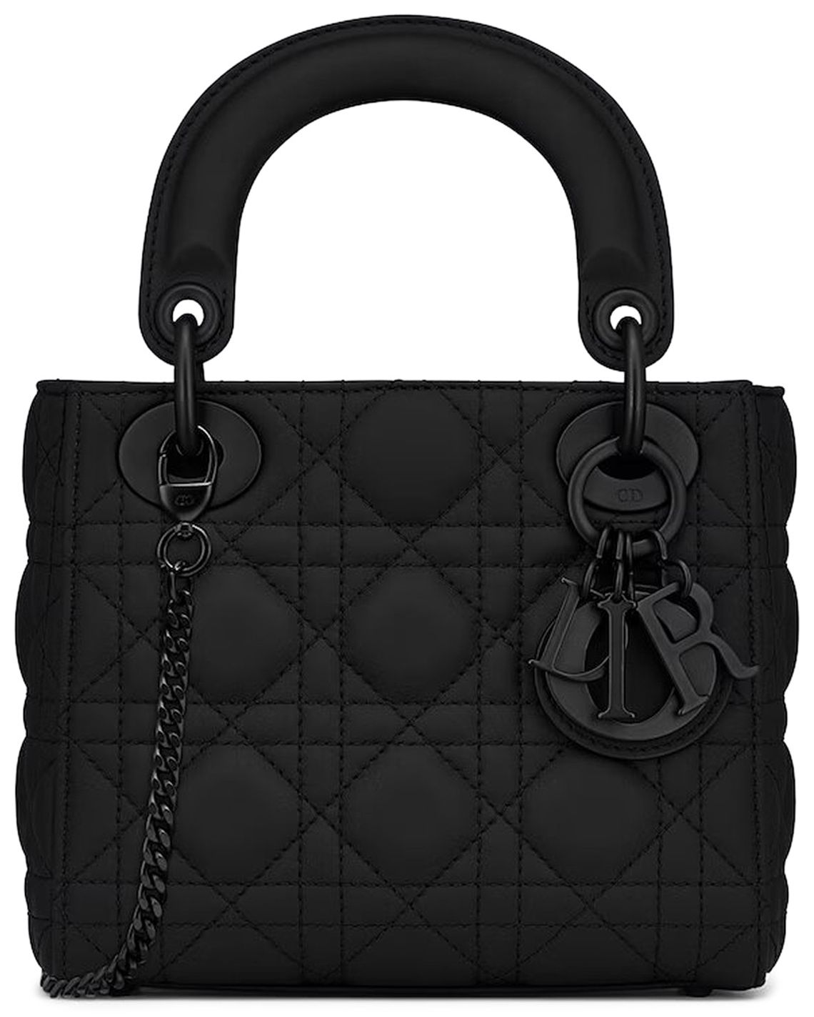 Buy Dior Mini Lady Dior Bag Black Ultramatte M0505sloi M989 Goat