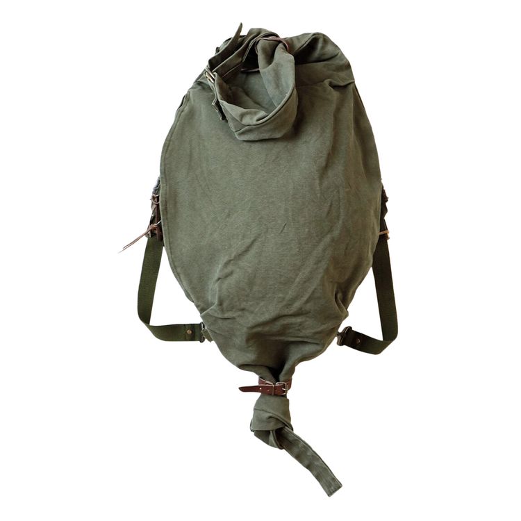 Buy Kapital No. 8 Canvas Snufkin Backpack 'Khaki' - K2204XB524 KHAK | GOAT