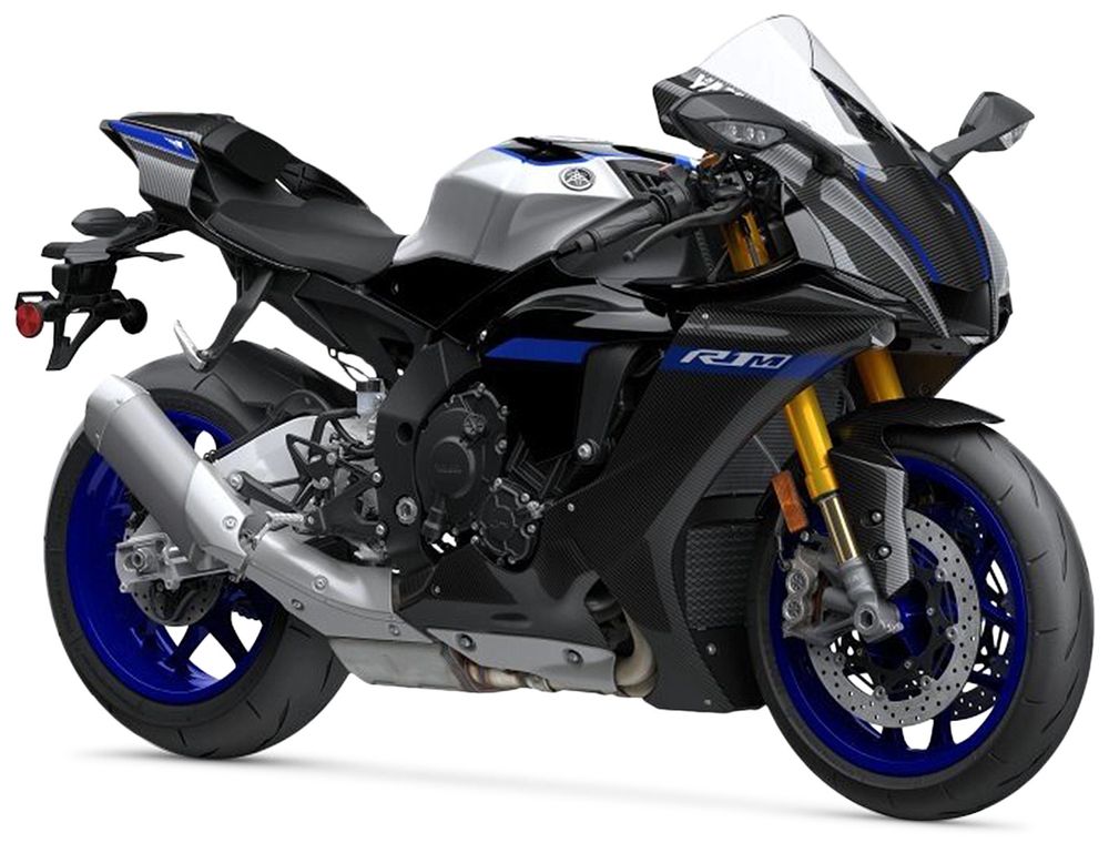 Buy Yamaha YZF-R1M Motorcycle 'Black/Blue' - 6707 120230609YM BLAC | GOAT