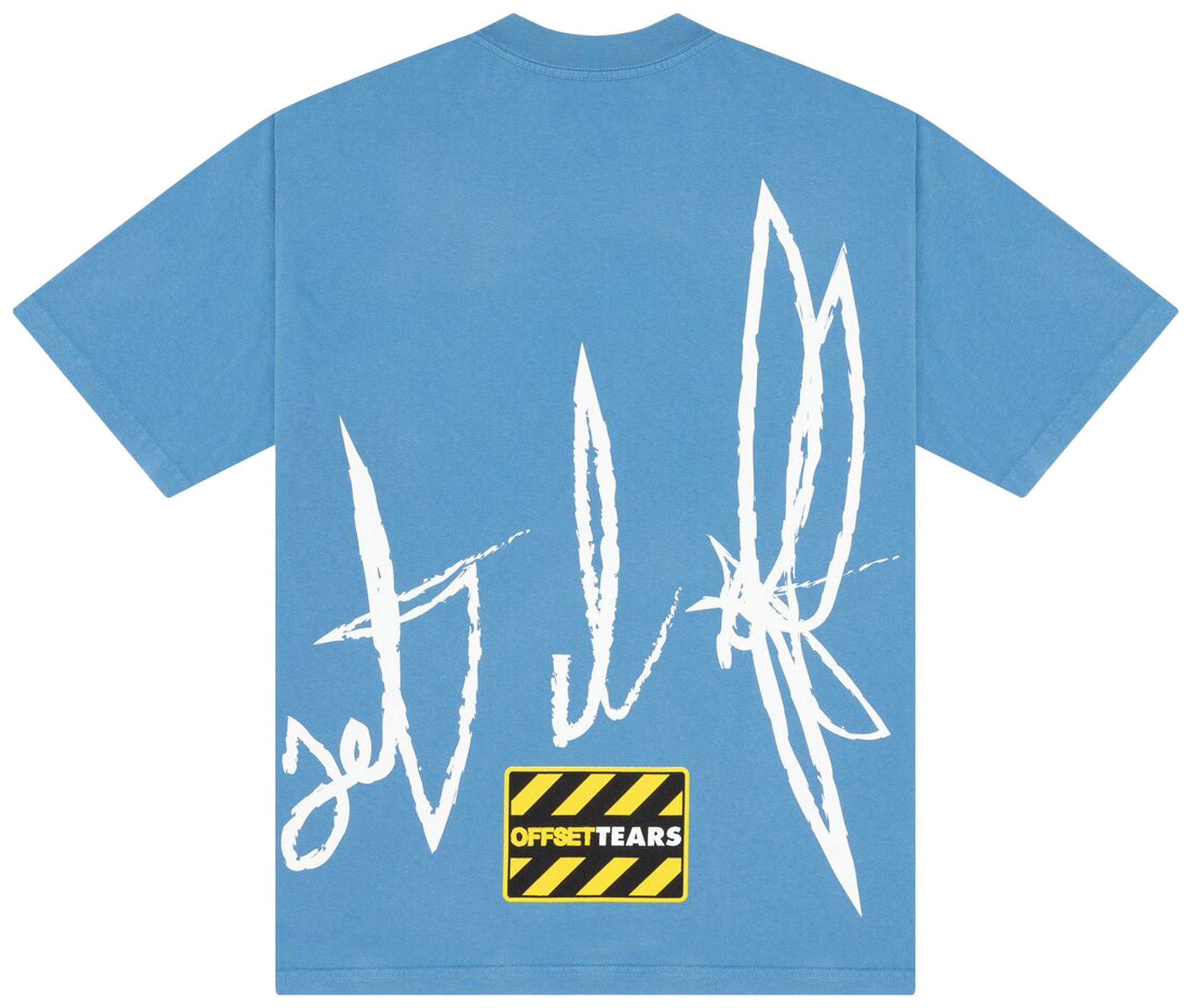 Buy Denim Tears x Offset Tee 4 'Blue' - BFSET SS09 BLUE | GOAT