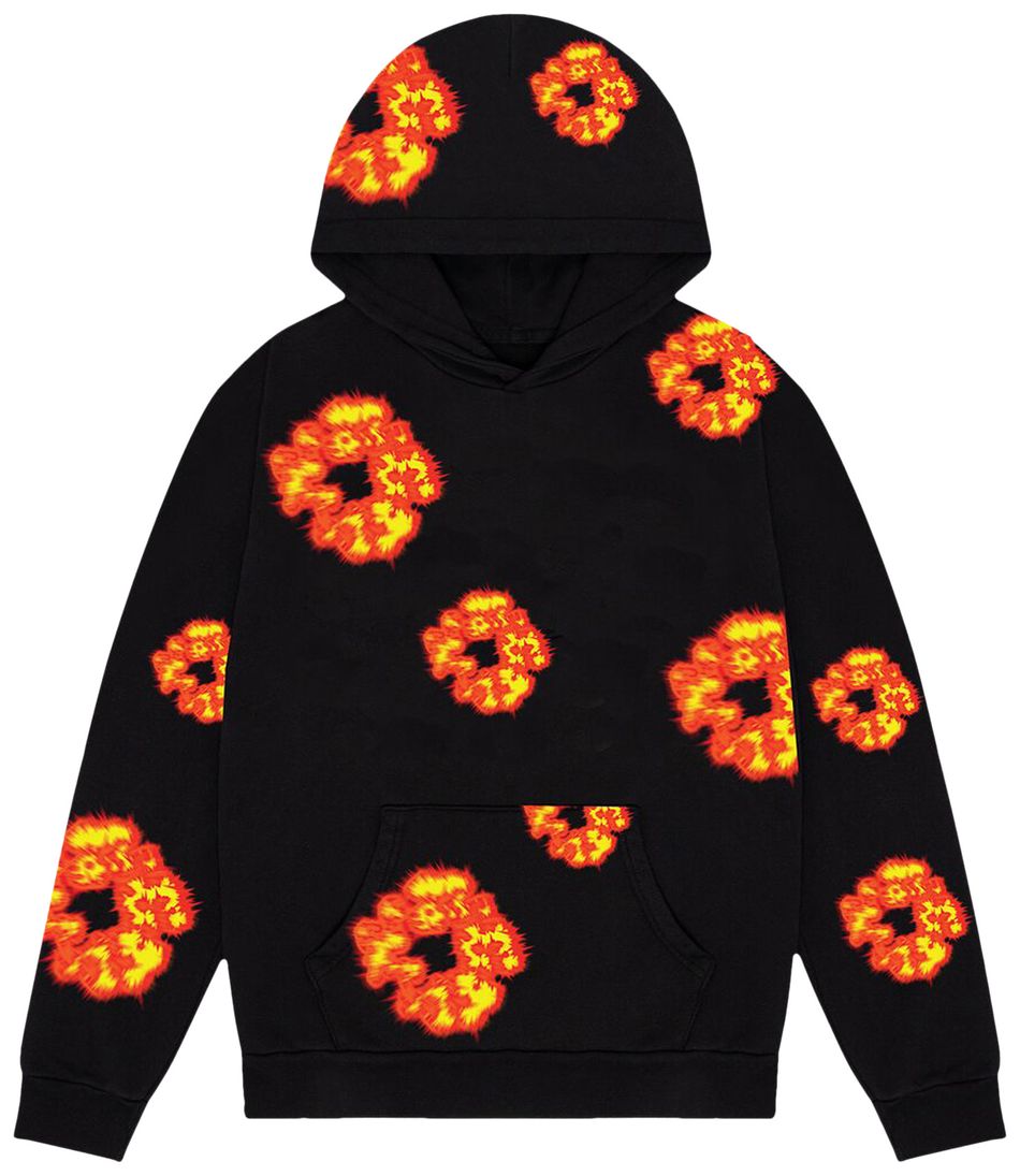 Buy Denim Tears x Offset Wreath Hoodie 'Black' - BFSET HS01 BLAC | GOAT