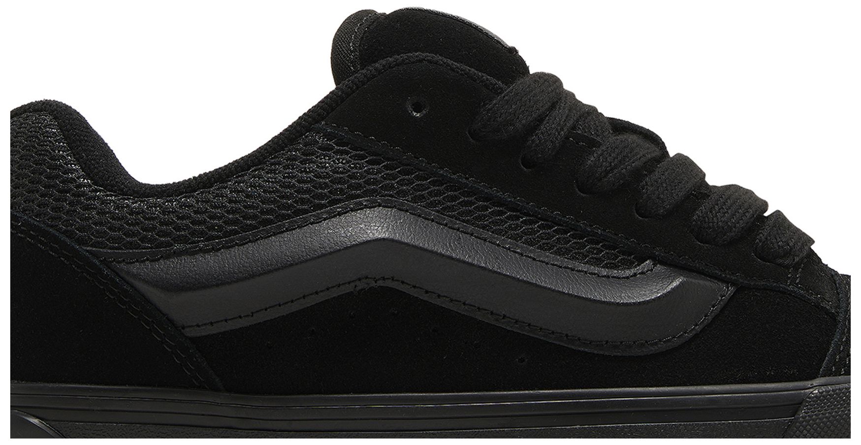 Buy Vans Knu-Skool 'Triple Black' - VN0009QCBKA | GOAT