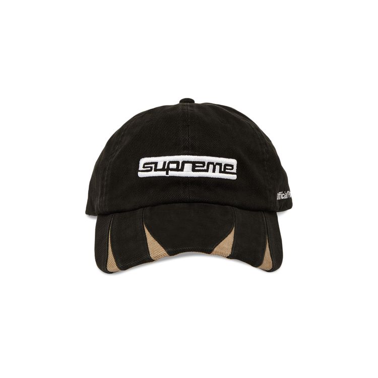 Buy Supreme Jagged Visor 6-Panel 'Black' - FW23H30 BLACK | GOAT