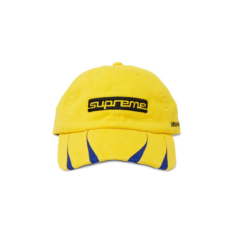 Buy Supreme Jagged Visor 6-Panel 'Yellow' - FW23H30 YELLOW | GOAT
