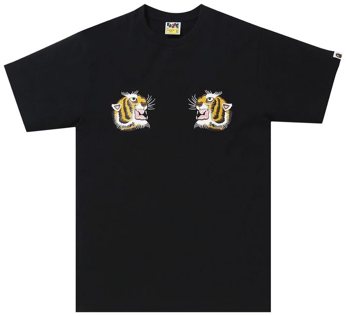 Buy BAPE Tiger Tee 'Black' - 1G30 110 069 BLACK | GOAT