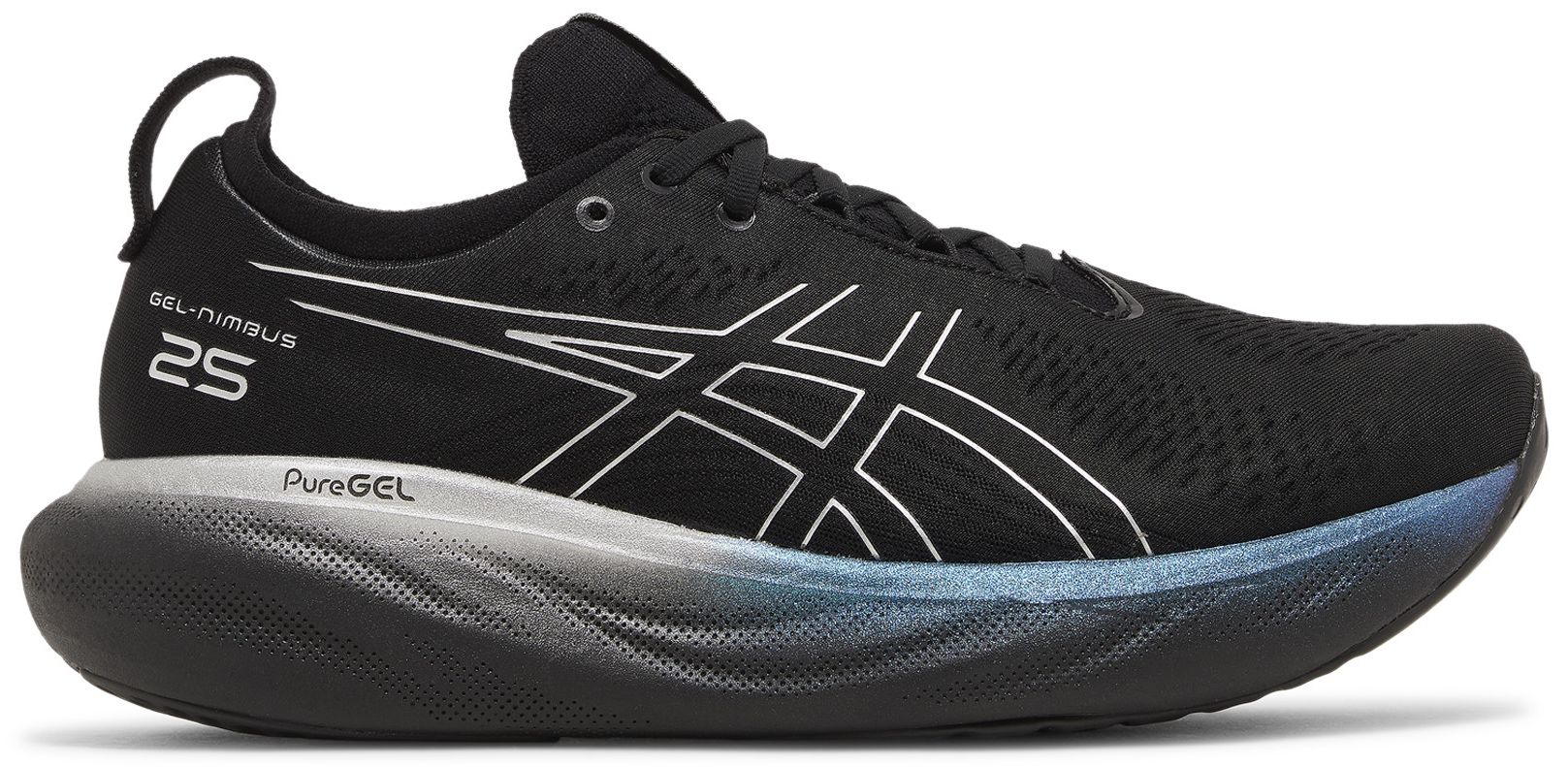 Buy Asics Gel Nimbus 25 Platinum 'Black Pure Silver' - 1011B616 001 | GOAT