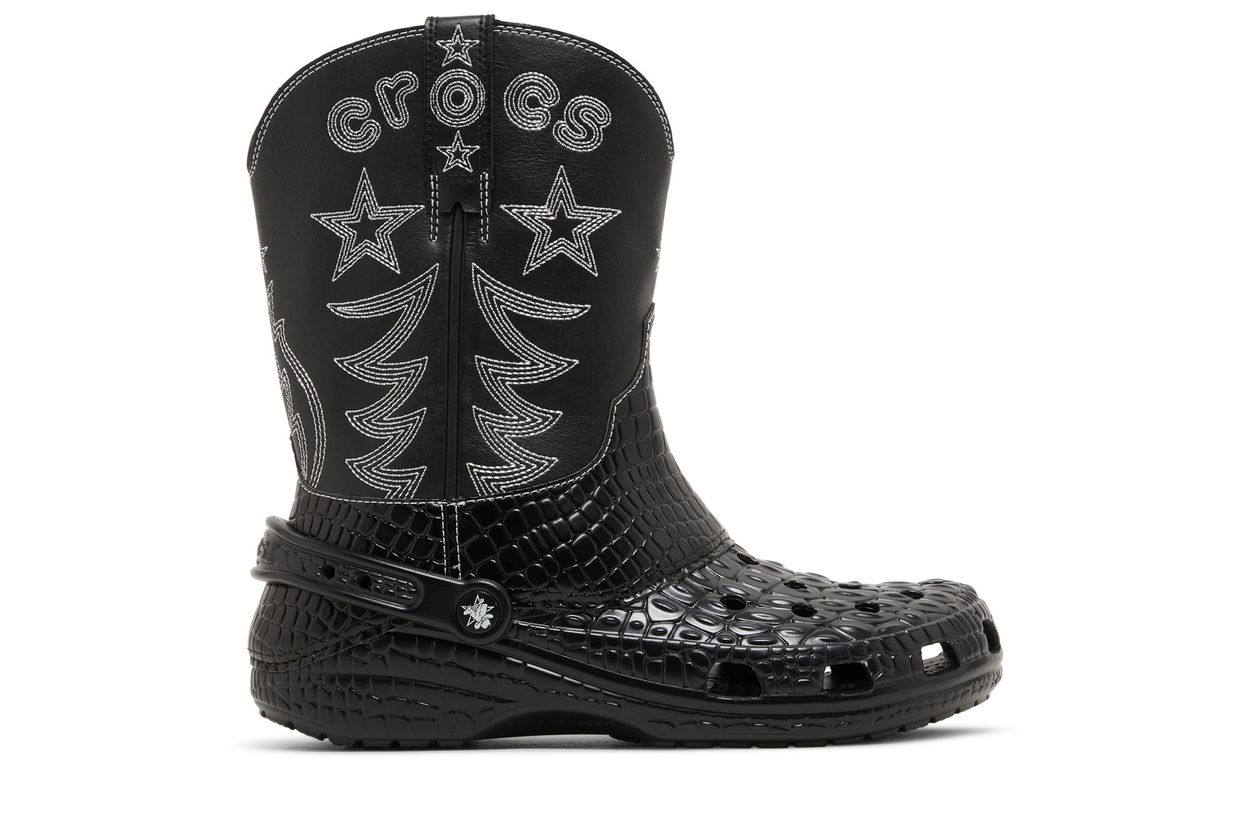 Buy Crocs Classic Cowboy Boot 'Black' - 208695 001 | GOAT