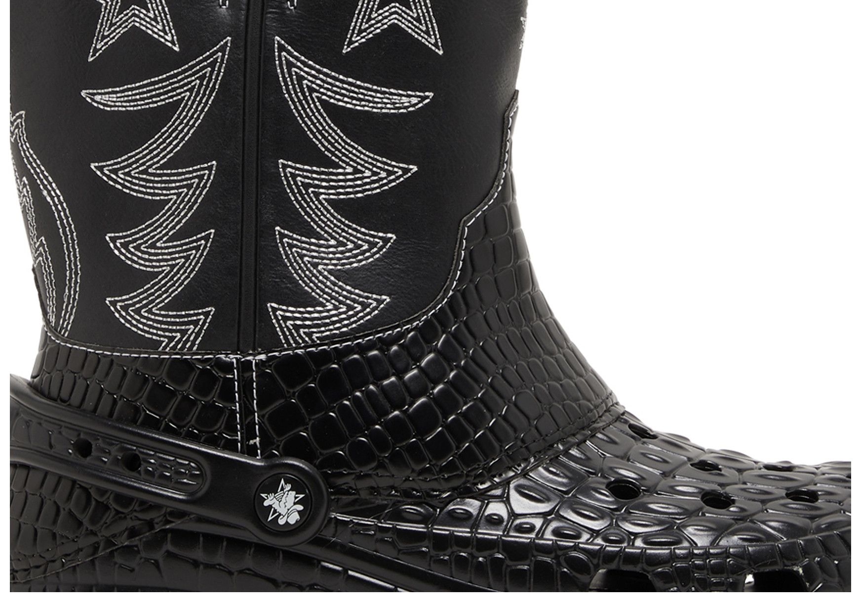 Buy Crocs Classic Cowboy Boot 'Black' - 208695 001 | GOAT
