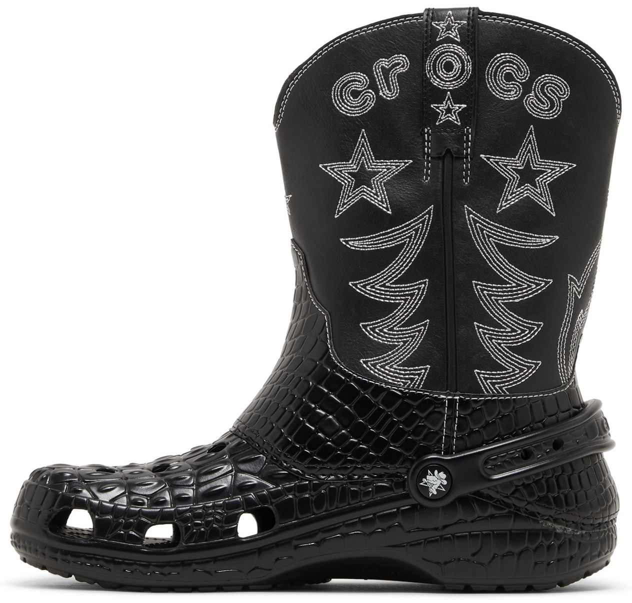 Buy Crocs Classic Cowboy Boot 'Black' - 208695 001 | GOAT