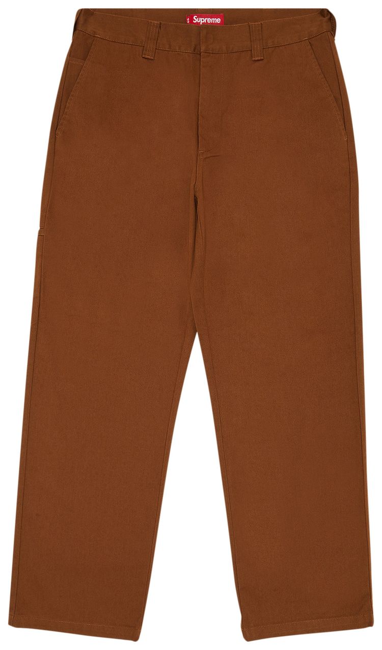 Buy Supreme Work Pant 'Light Brown' - FW23P19 LIGHT BROWN | GOAT