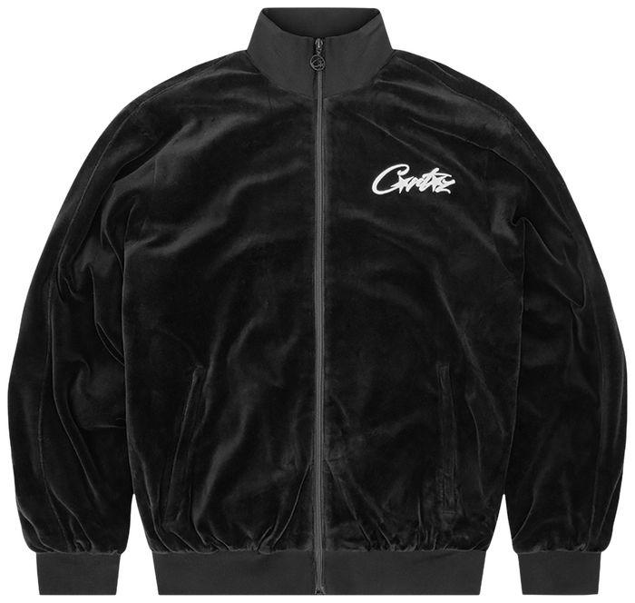 Buy Corteiz VVS Velour Jacket 'Black' - 7892 1FW230314VVJ BLAC | GOAT