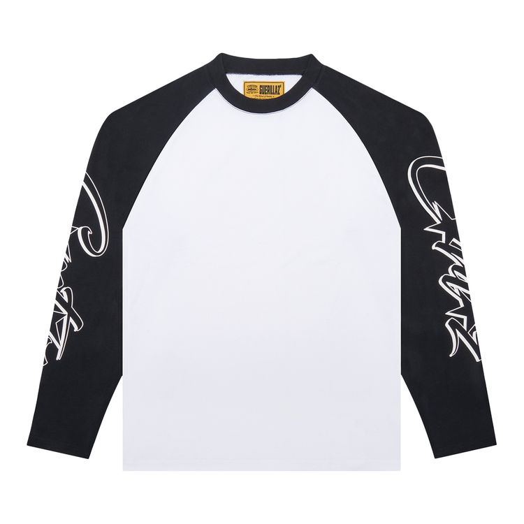 Buy Corteiz Allstarz Raglan Long-Sleeve Tee 'White/Black' - 7892 1FW230107ARLS WTBK | GOAT