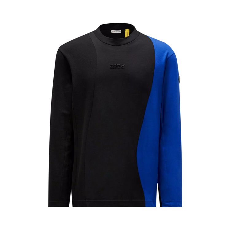 Buy Moncler x adidas Jersey Long-Sleeve T-Shirt 'Black/Blue' - IN9405 ...