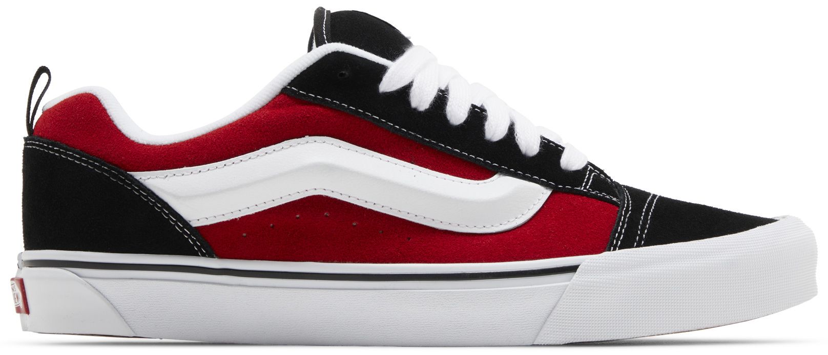 Buy Vans Men's Knu-Skool 'Black Red' - VN0009QC6RT | GOAT