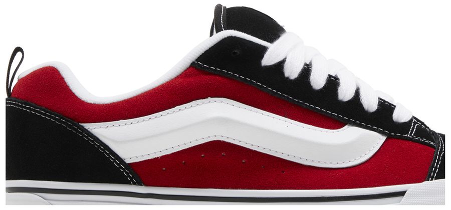Buy Vans Men's Knu-Skool 'Black Red' - VN0009QC6RT | GOAT