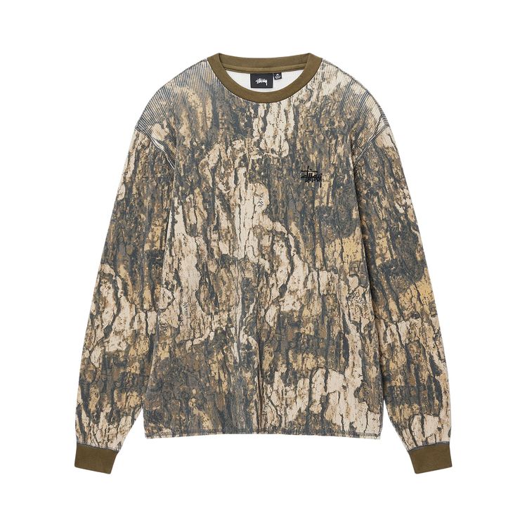 Buy Stussy Basic Stock Long-Sleeve Thermal 'Relic Camo' - 1140314 RELI ...