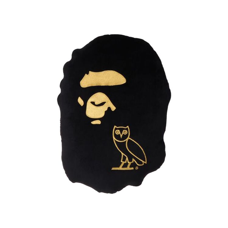 Buy BAPE x OVO Ape Head Cushion 'Black' - 1I73 182 907 BLACK | GOAT