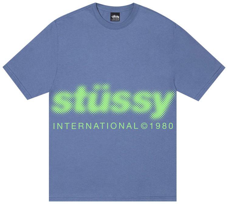 Buy Stussy Blur Tee 'Storm' - 1904972 STOR | GOAT