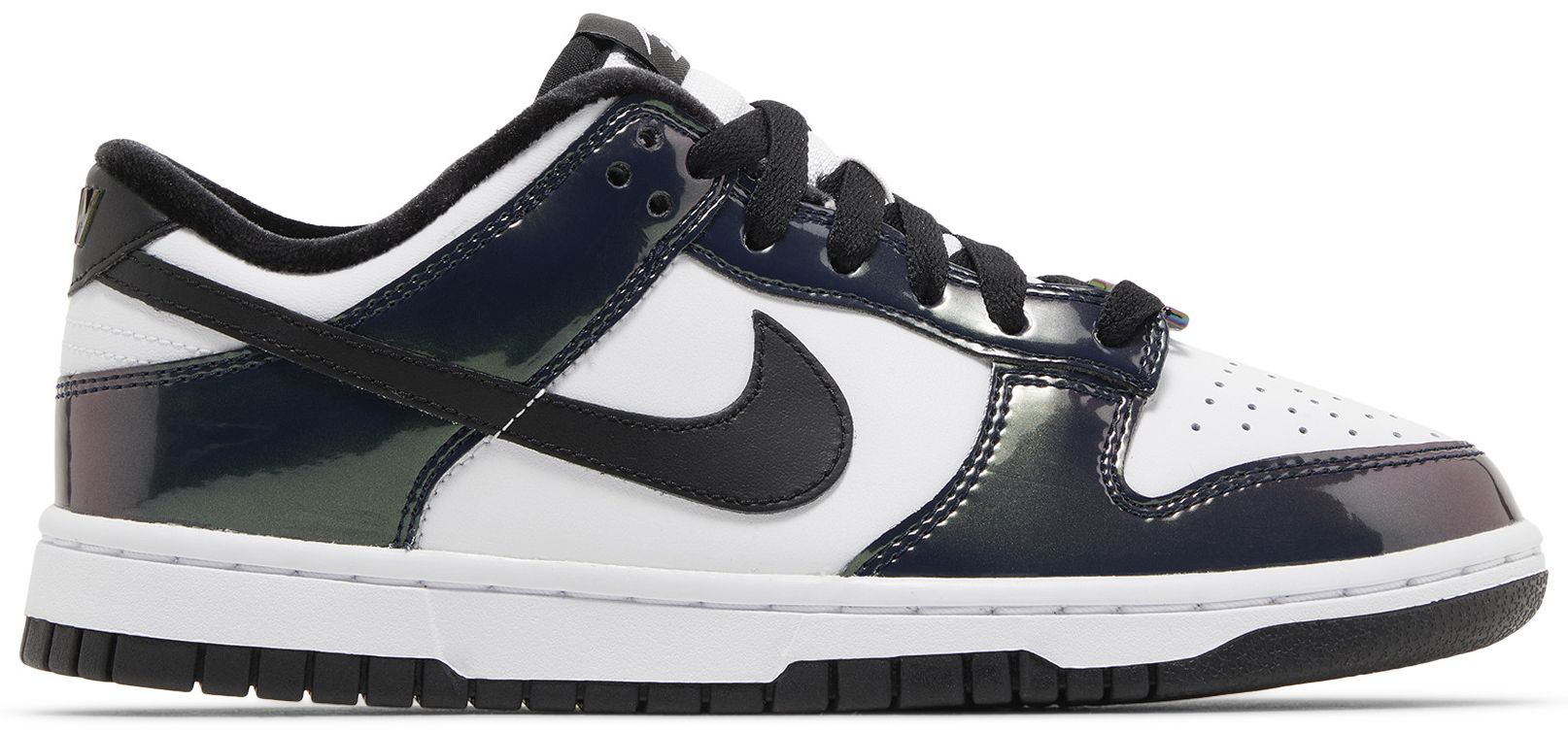 Buy Nike Wmns Dunk Low SE 'Just Do It - Iridescent' - FQ8143 001 | GOAT