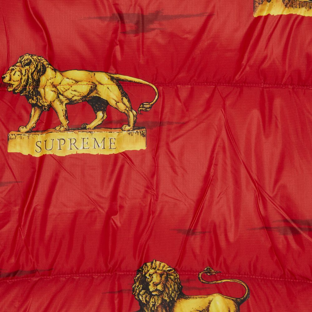Buy Supreme Featherweight Down Puffer Jacket 'Lions' - FW23J61 LIONS | GOAT