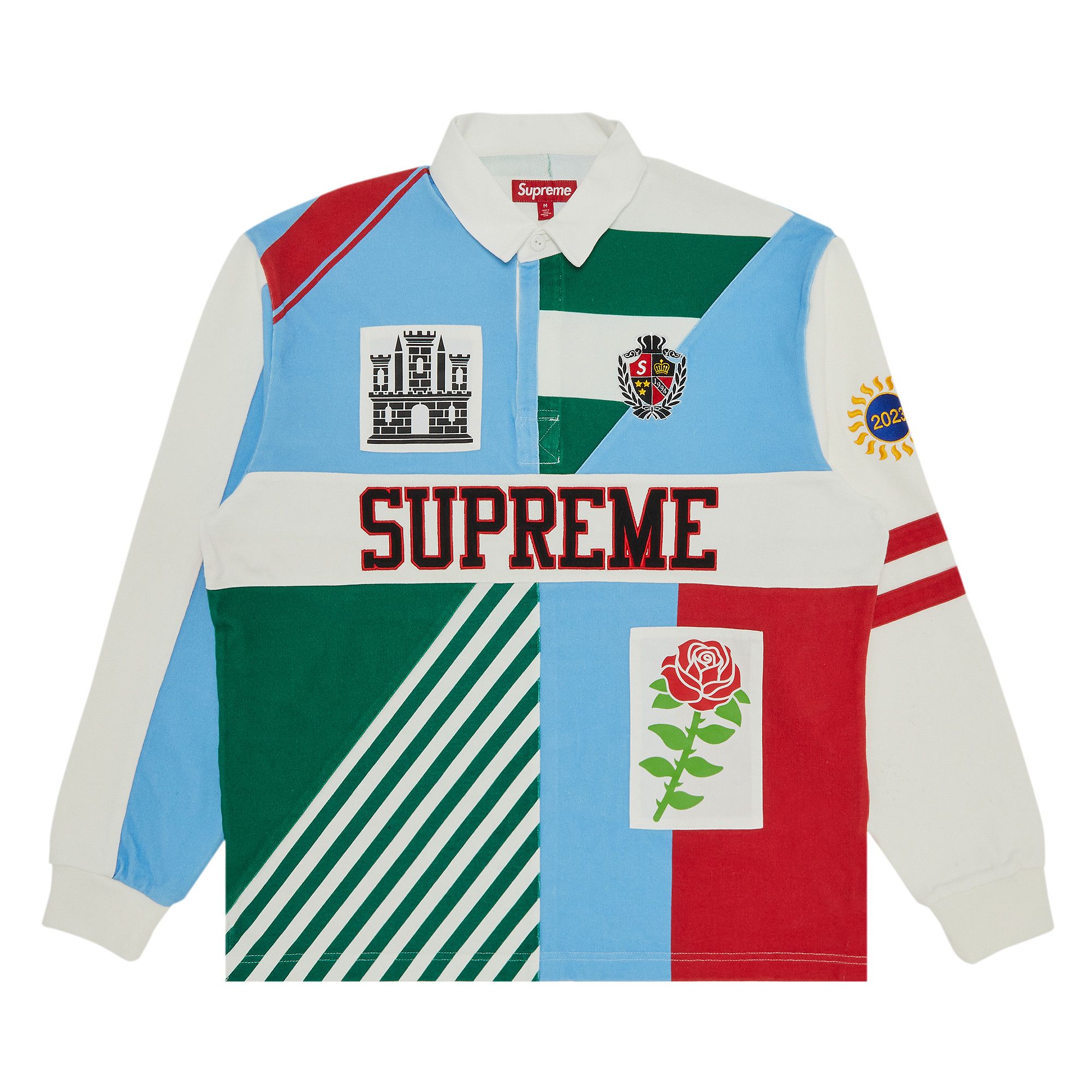 Buy Supreme Rose Rugby 'White' - FW23KN31 WHITE | GOAT