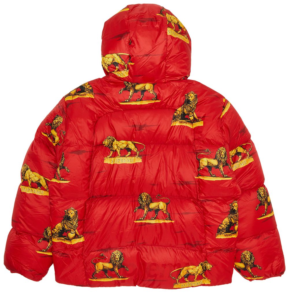 Buy Supreme Featherweight Down Puffer Jacket 'Lions' - FW23J61 LIONS | GOAT