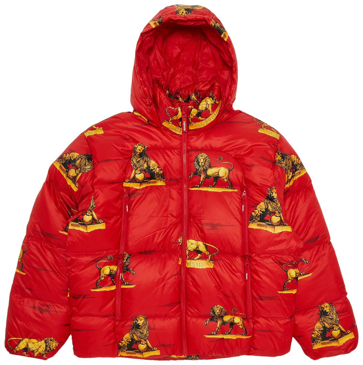 Buy Supreme Featherweight Down Puffer Jacket 'Lions' - FW23J61 LIONS | GOAT